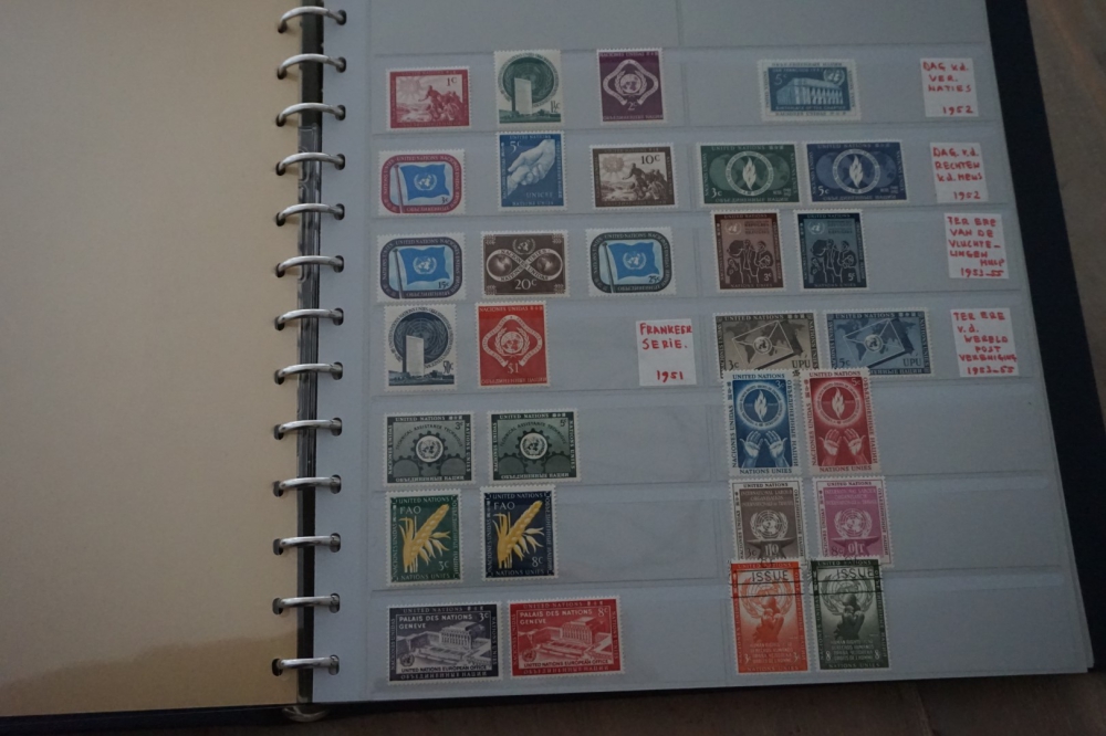 Verenigde Naties incl. UNTEA postfris verzameling postzegels in album ...