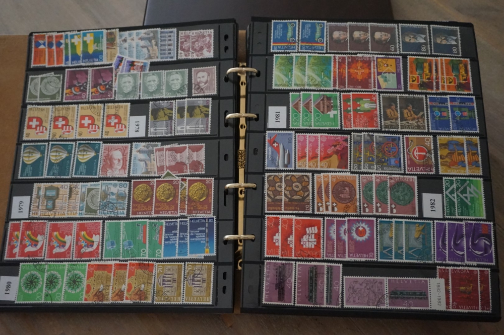 Zwitserland tot 2015 verzameling dubbele postzegels in album - Stamp Land